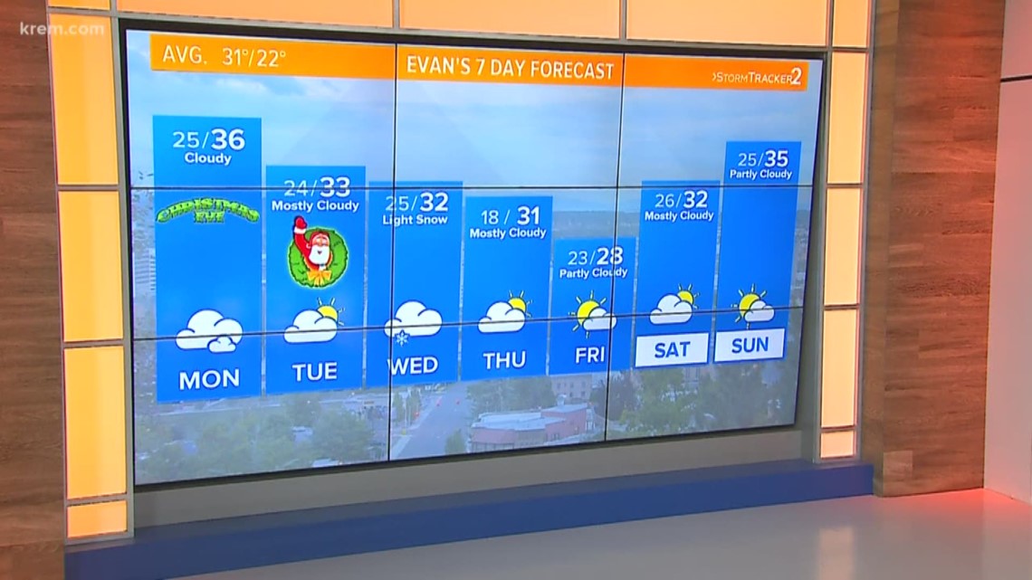 KREM 2 Weather update: noon Dec. 24, 2018 | krem.com