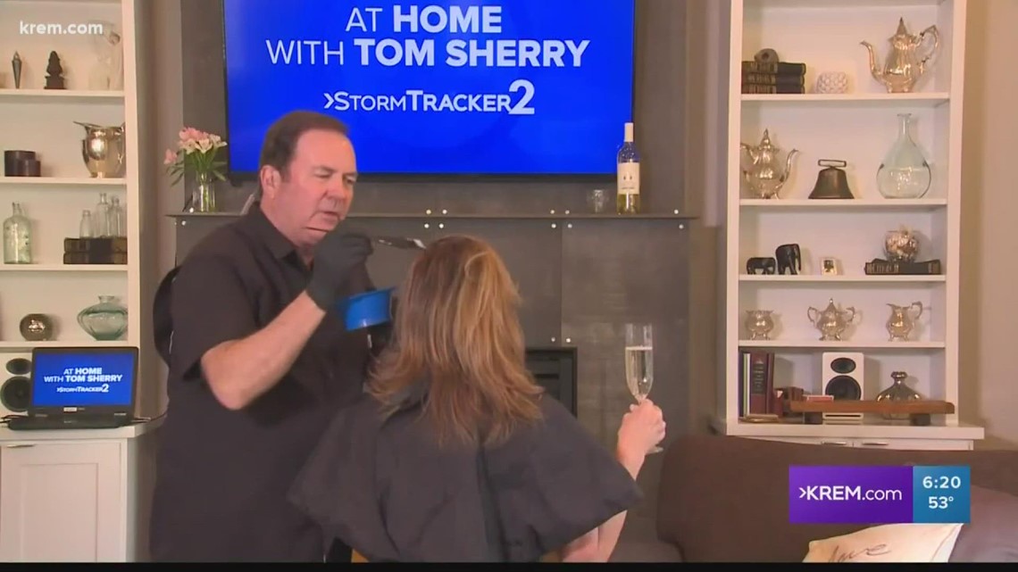 Here are Tom Sherry's greatest moments from his at-home newscasts ...