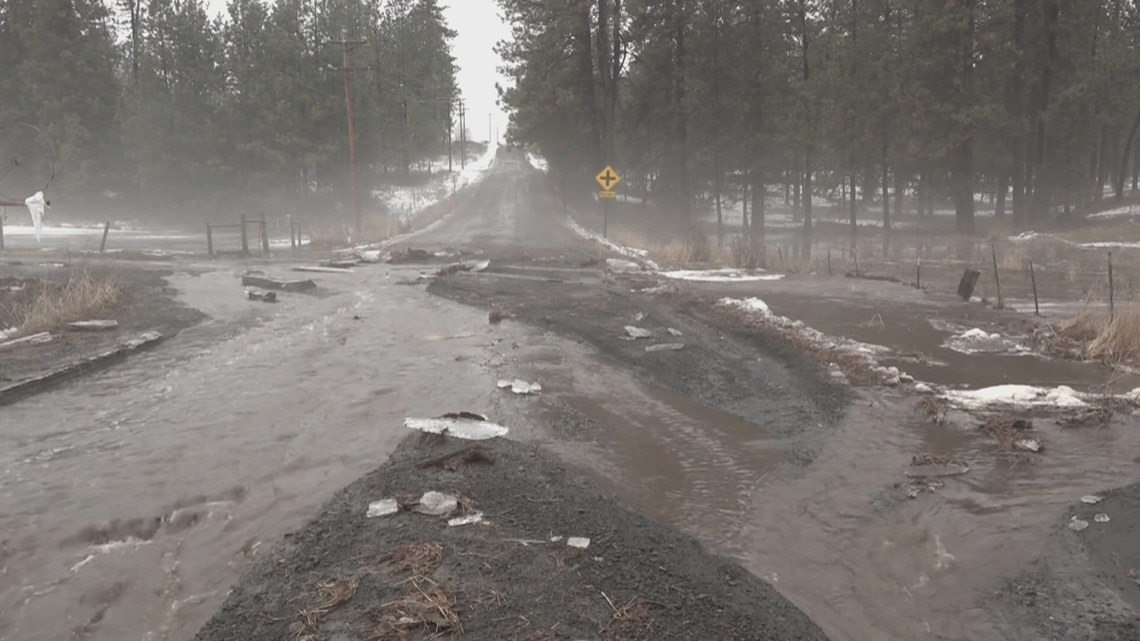 Flooding closes several roads across the Inland Northwest | krem.com