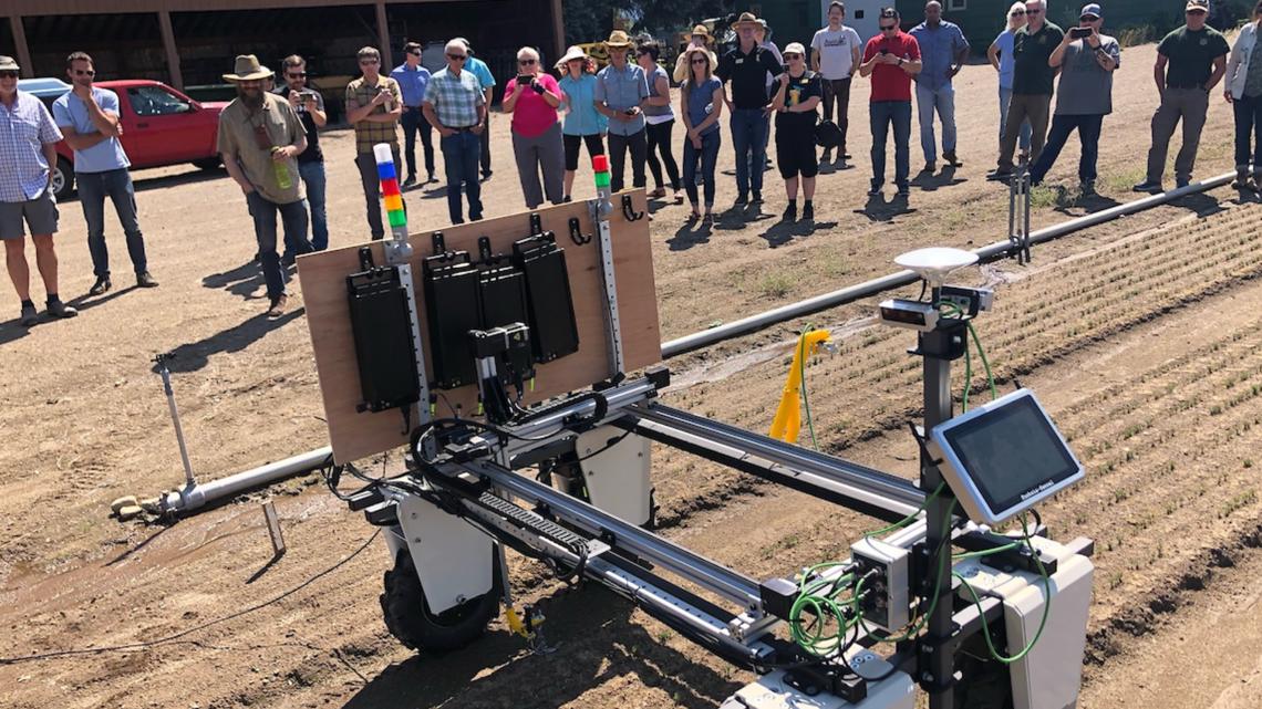 U of I introduces weeding robot | krem.com