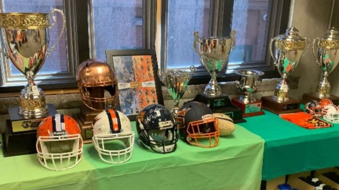 Spokane Shock gear, trophies auctioned off at liquidation sale | krem.com