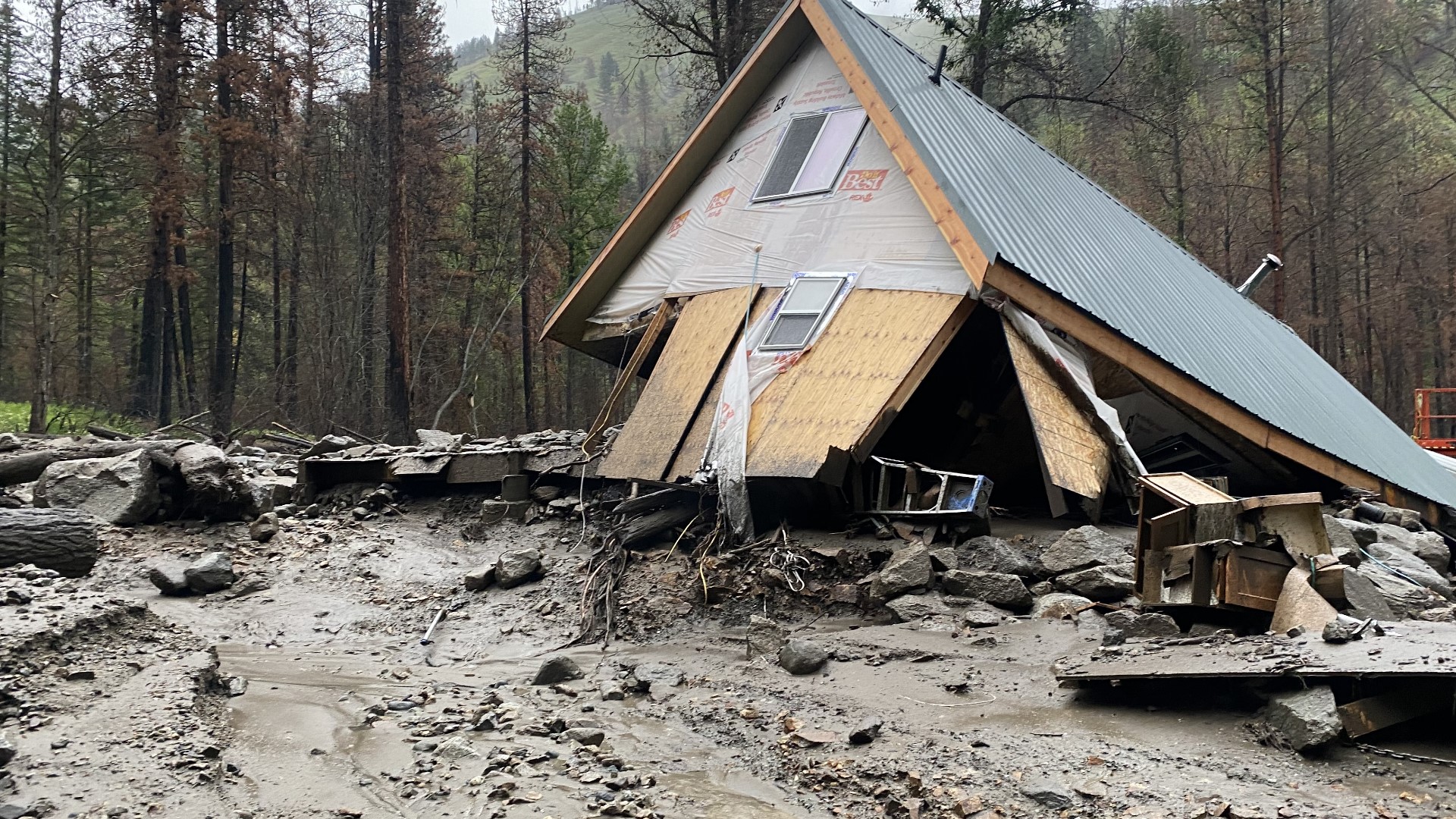 Road into Conconully reopens after heavy flooding | krem.com