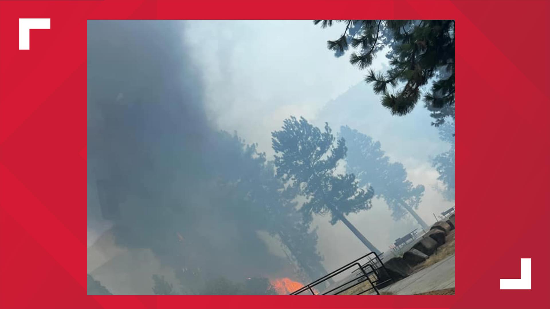 State Highway 3 near Lewiston shut down due to fire | krem.com