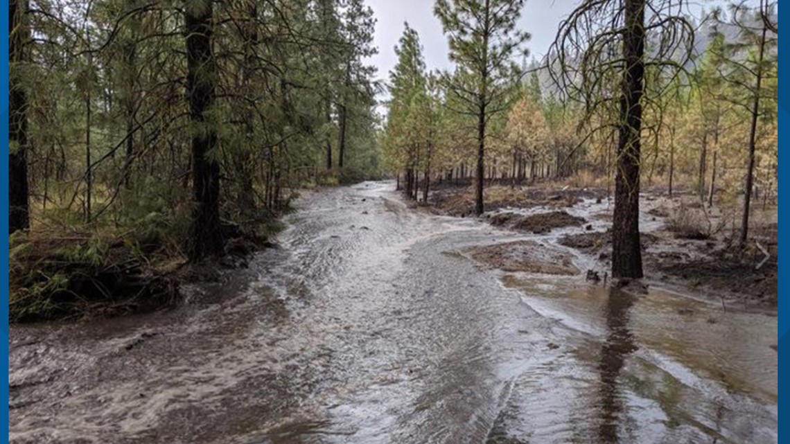 Williams Flats Fire on Colville Reservation still burning, but fully ...