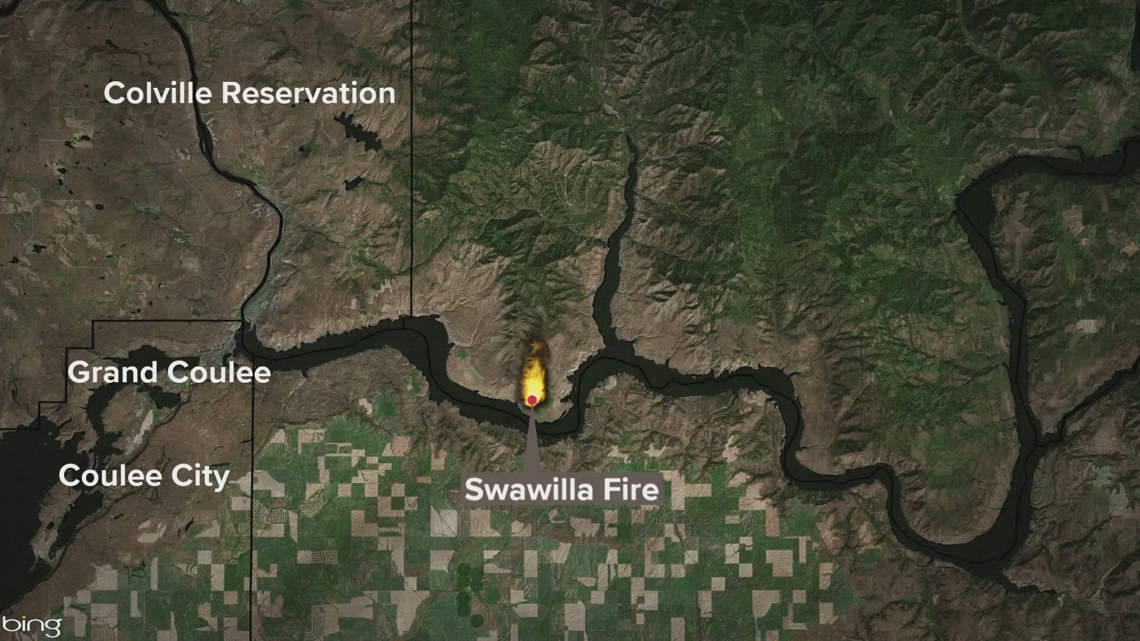 Swawilla Fire burns over 12,000 acres | krem.com