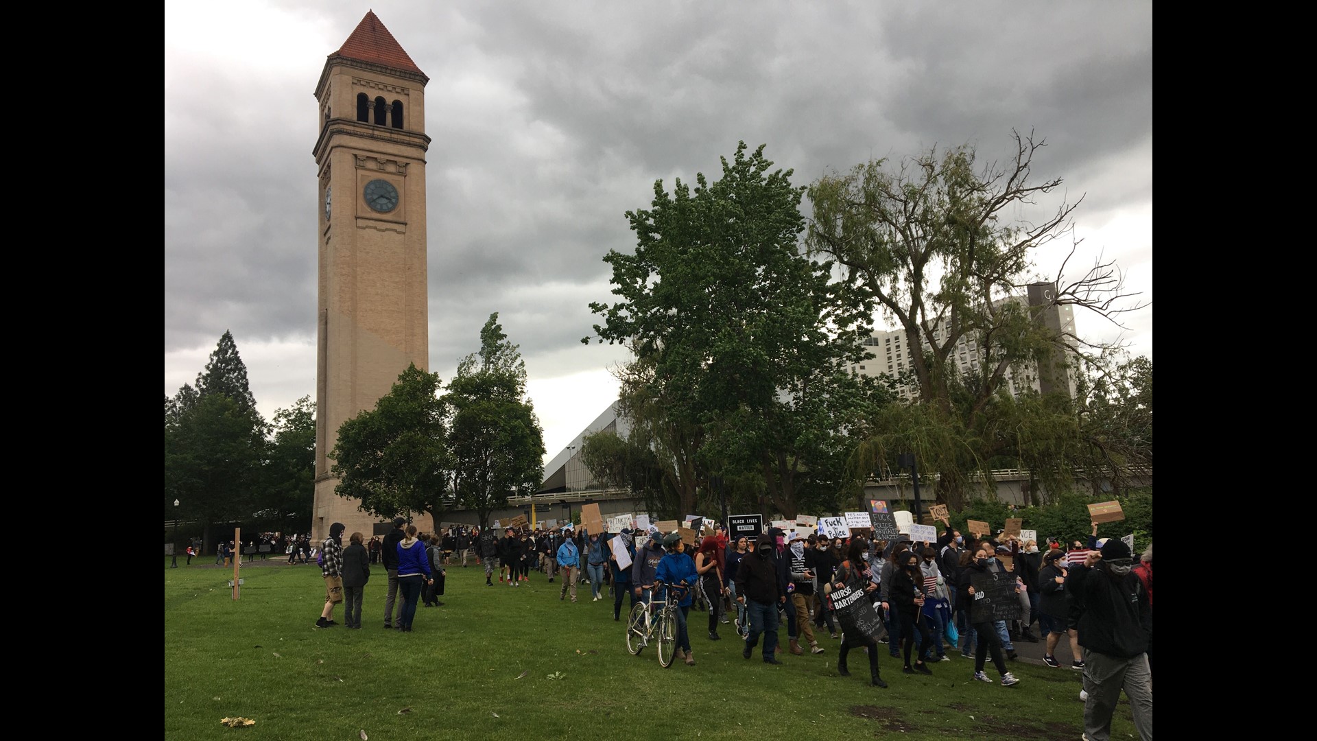 Thousands protest in downtown Spokane over police brutality | krem.com