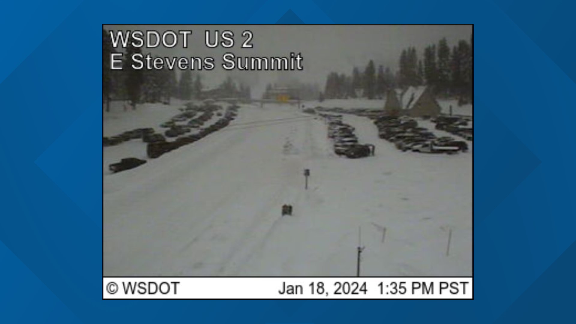 Pass conditions remain slick and snowy | krem.com