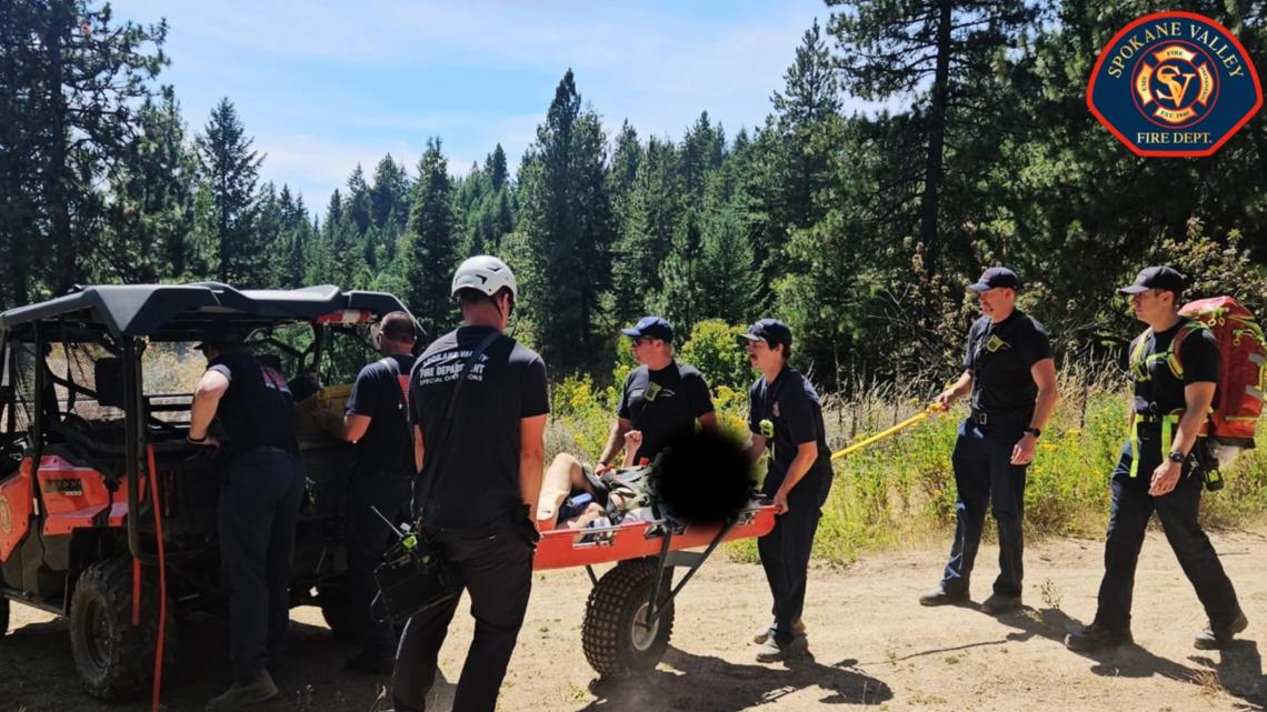 Spokane firefighters rescue injured hiker at Antoine Peak | krem.com