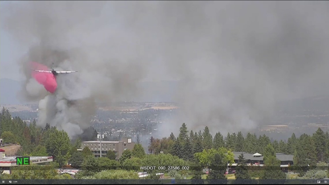 Level 3 evacuations for fire in west Spokane | krem.com