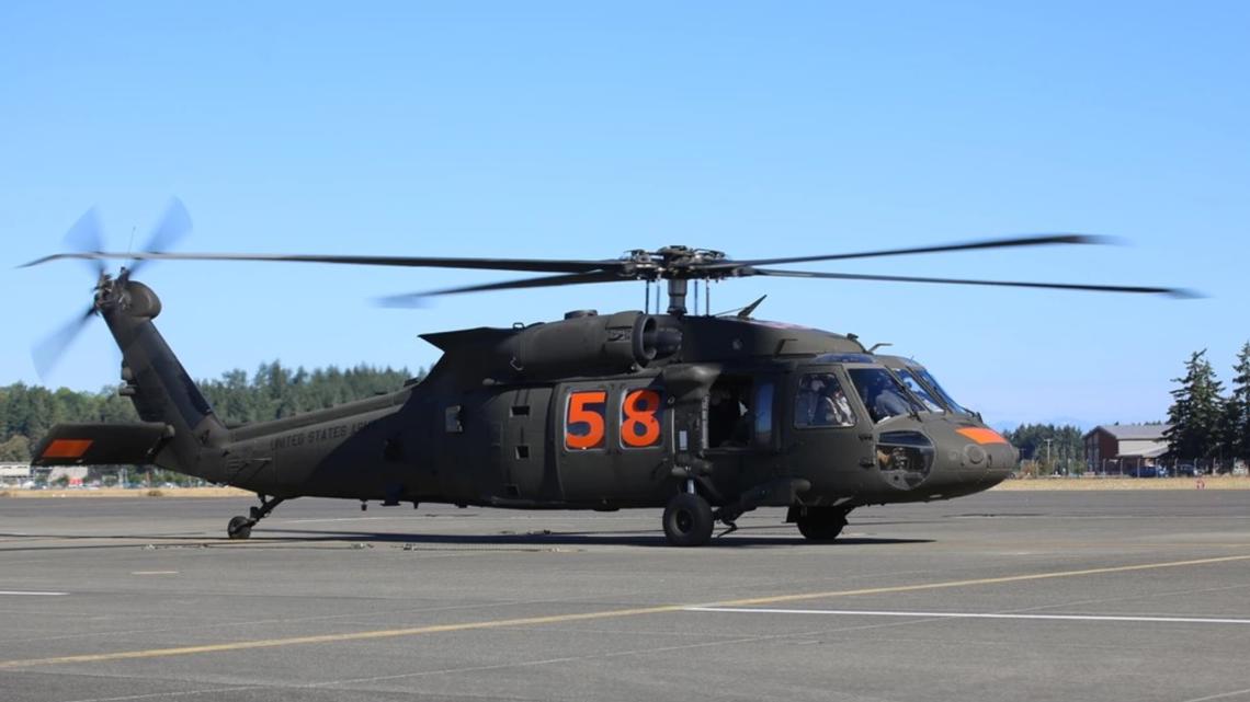 National Guard helicopter crew mobilized to help fight wildfires | krem.com