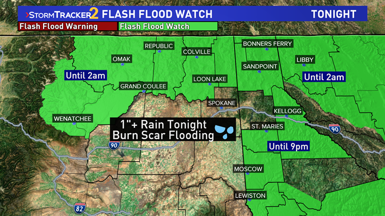 Flash Flood Watch issued as heavy rain forecasted for northern ...
