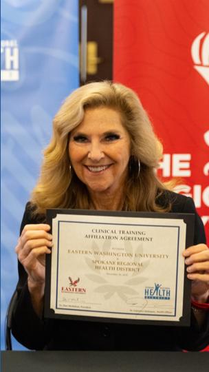 EWU and Spokane Regional Health District sign a clinical training ...
