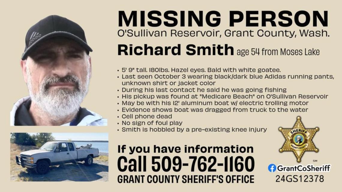 Grant County Sheriff searching for missing 54-year-old man | krem.com