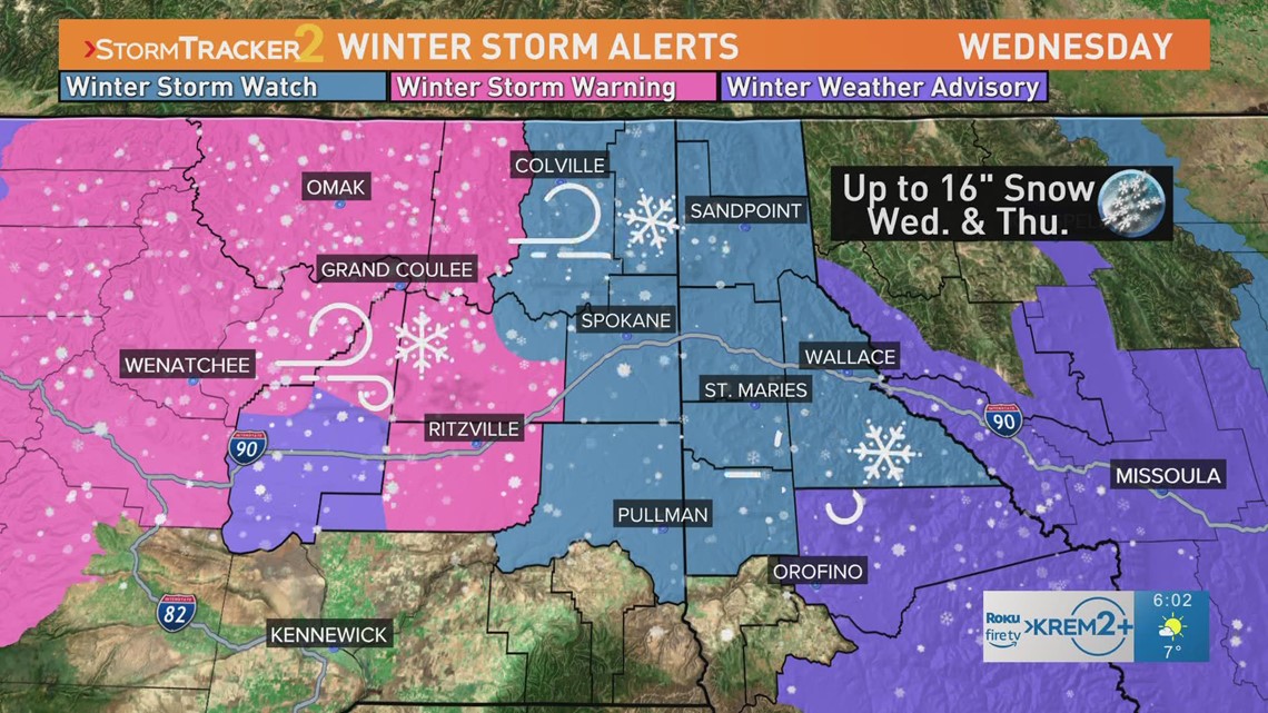 Tracking a major snowstorm for Spokane | krem.com