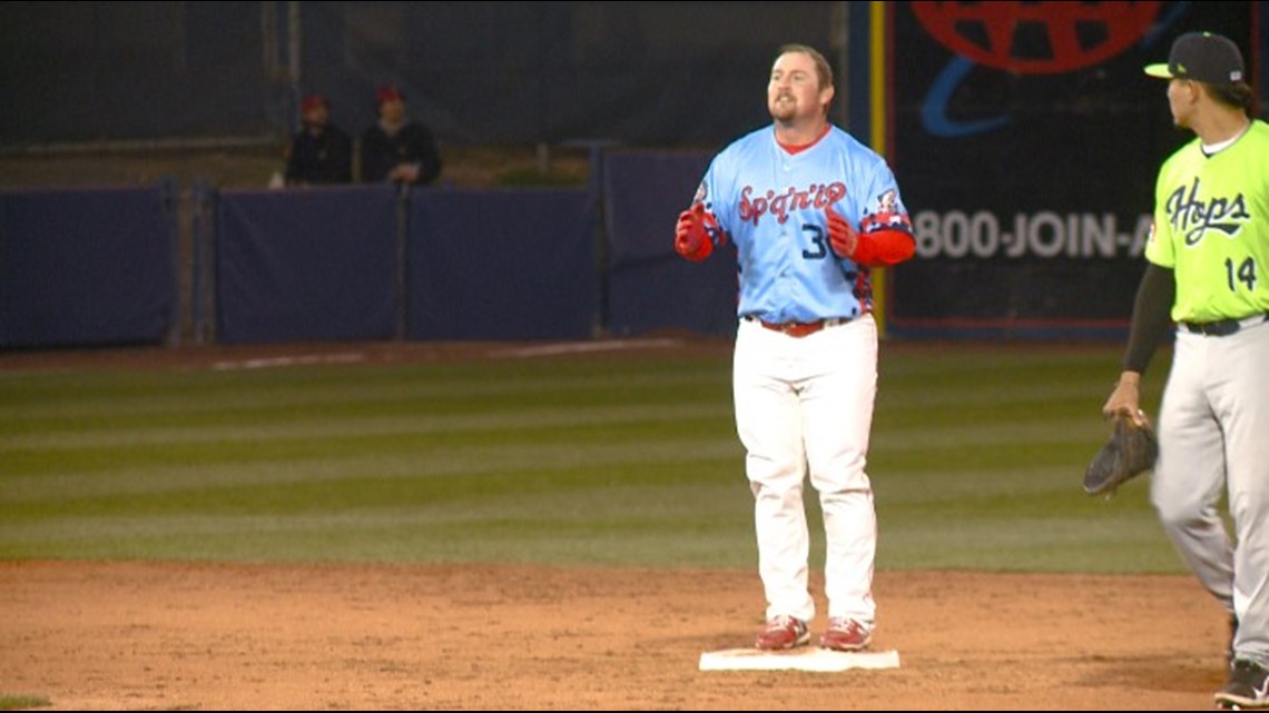Colin Simpson 'backflips' through minor league career | krem.com