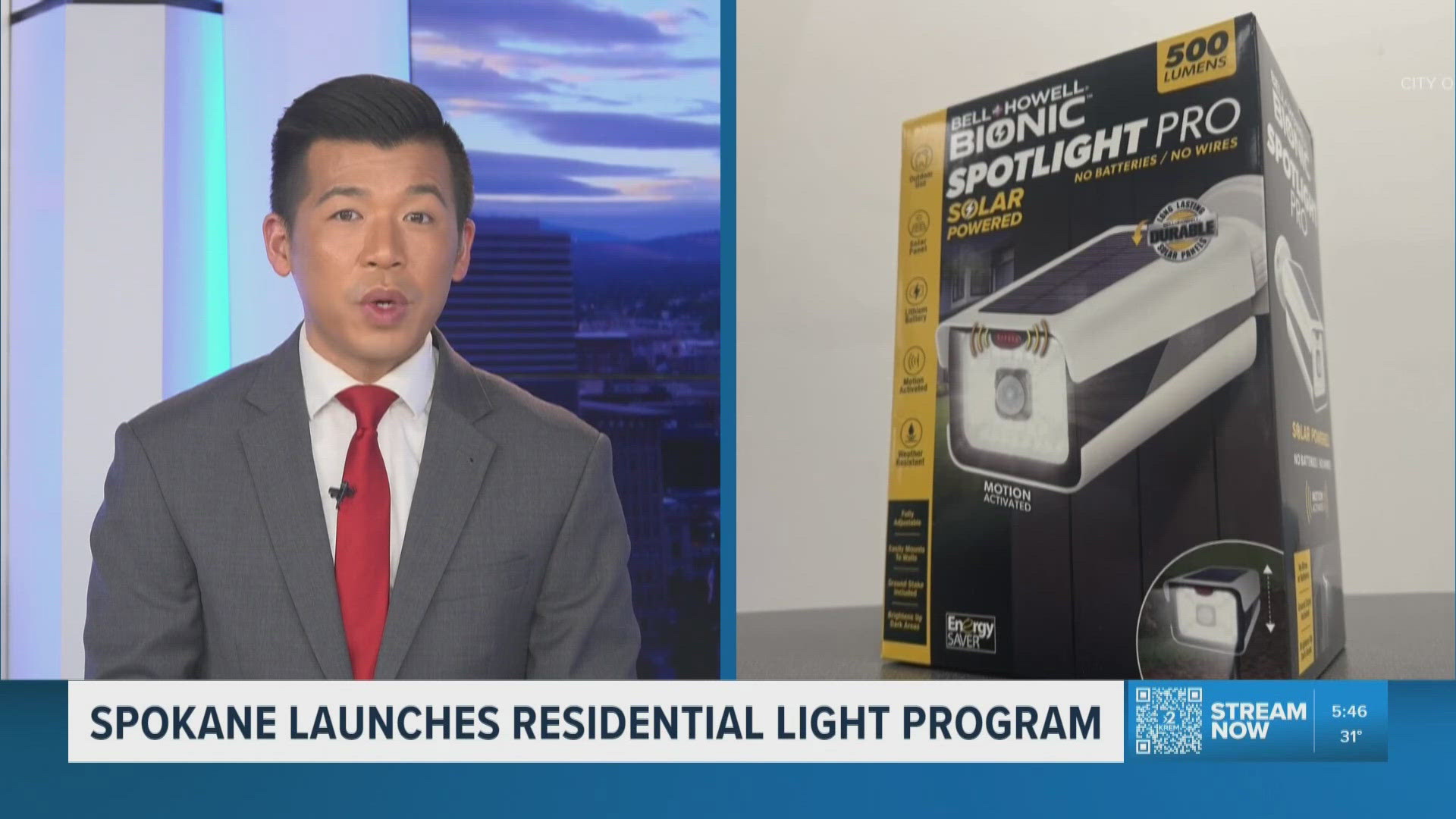 Spokane homeowners can get a free motion sensor light through new city ...
