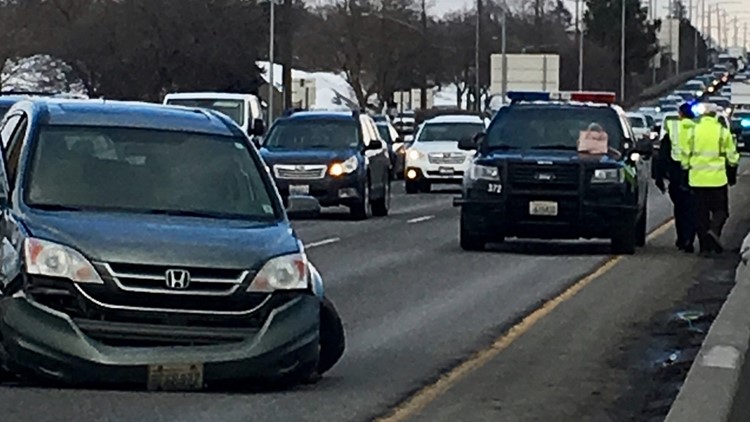 Dog rescued following carjacking, crash on I-90 in East Central Spokane ...