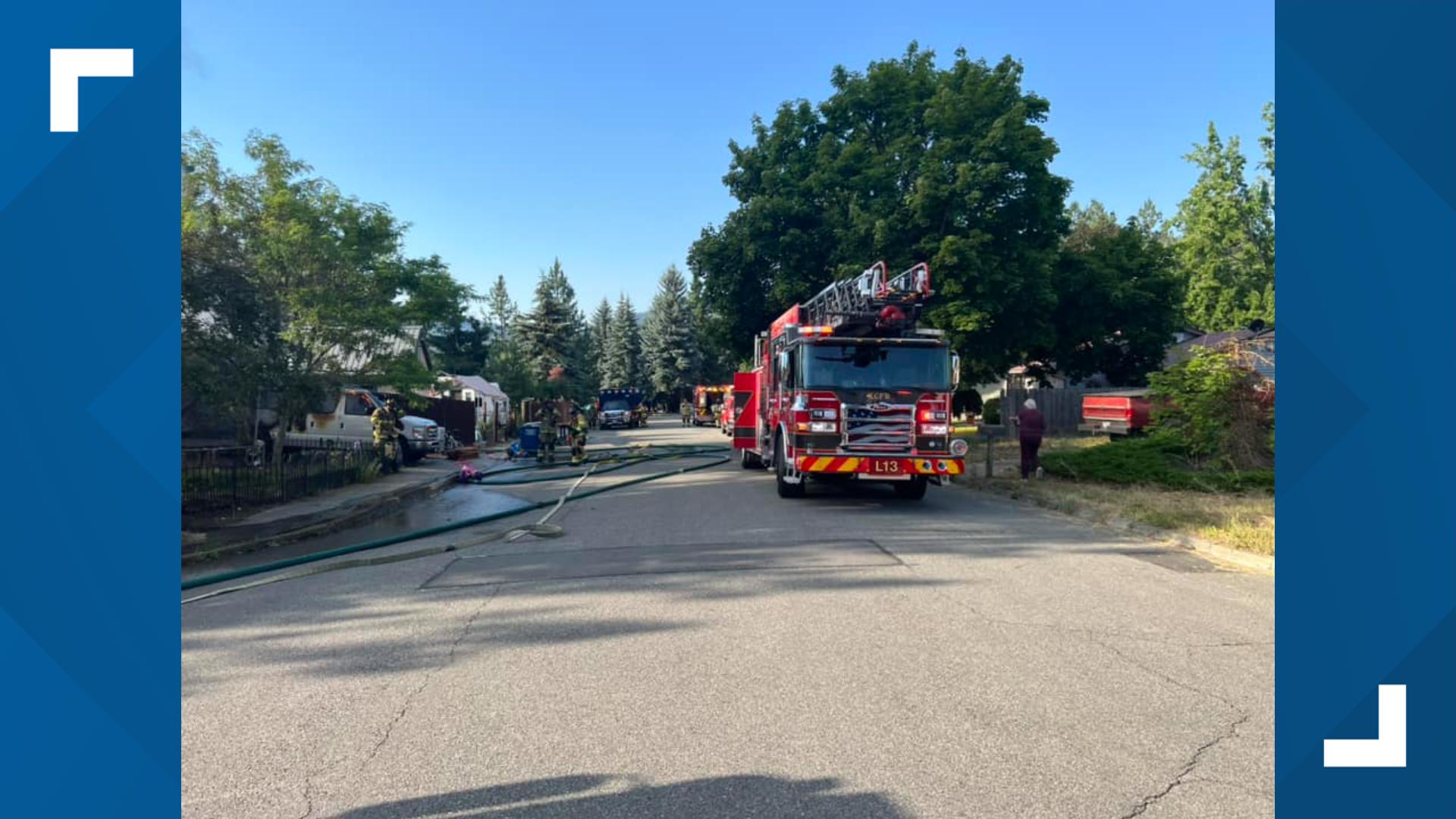 Post Falls house fire displaces mother and nine kids | krem.com