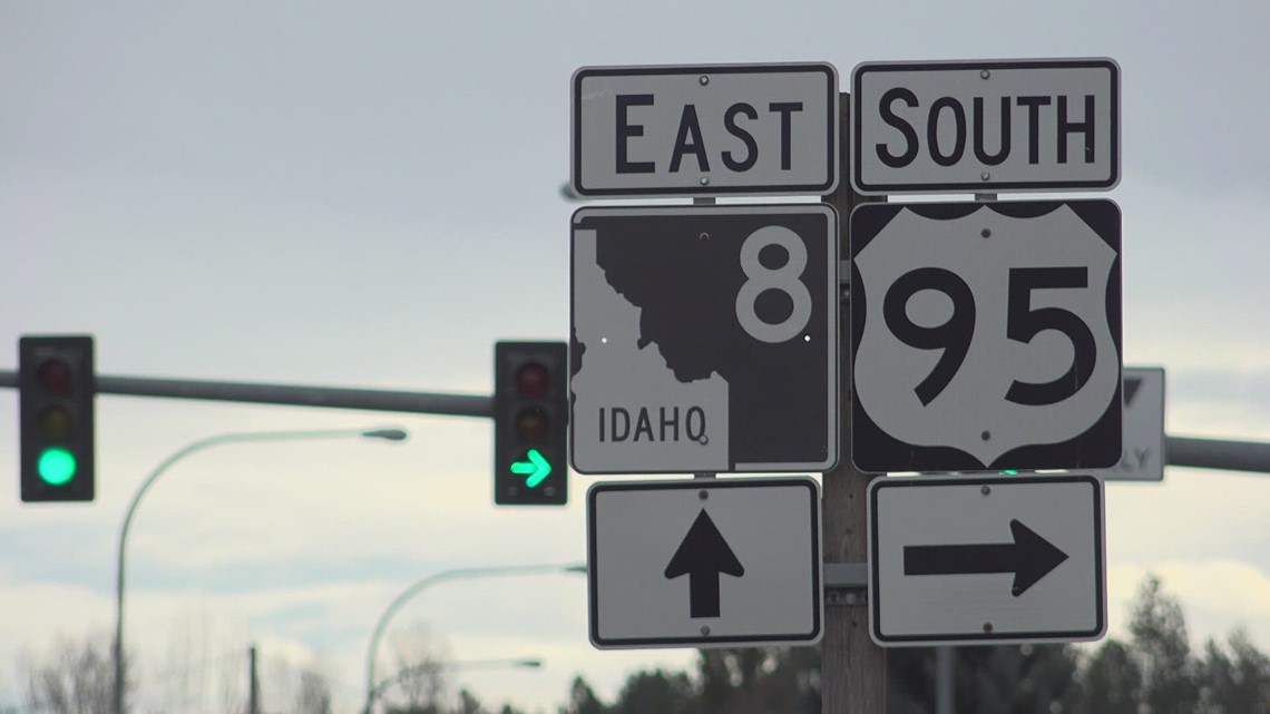 Idaho Transportation Dept. looks for fix in Highway 8 and U.S 95 | krem.com