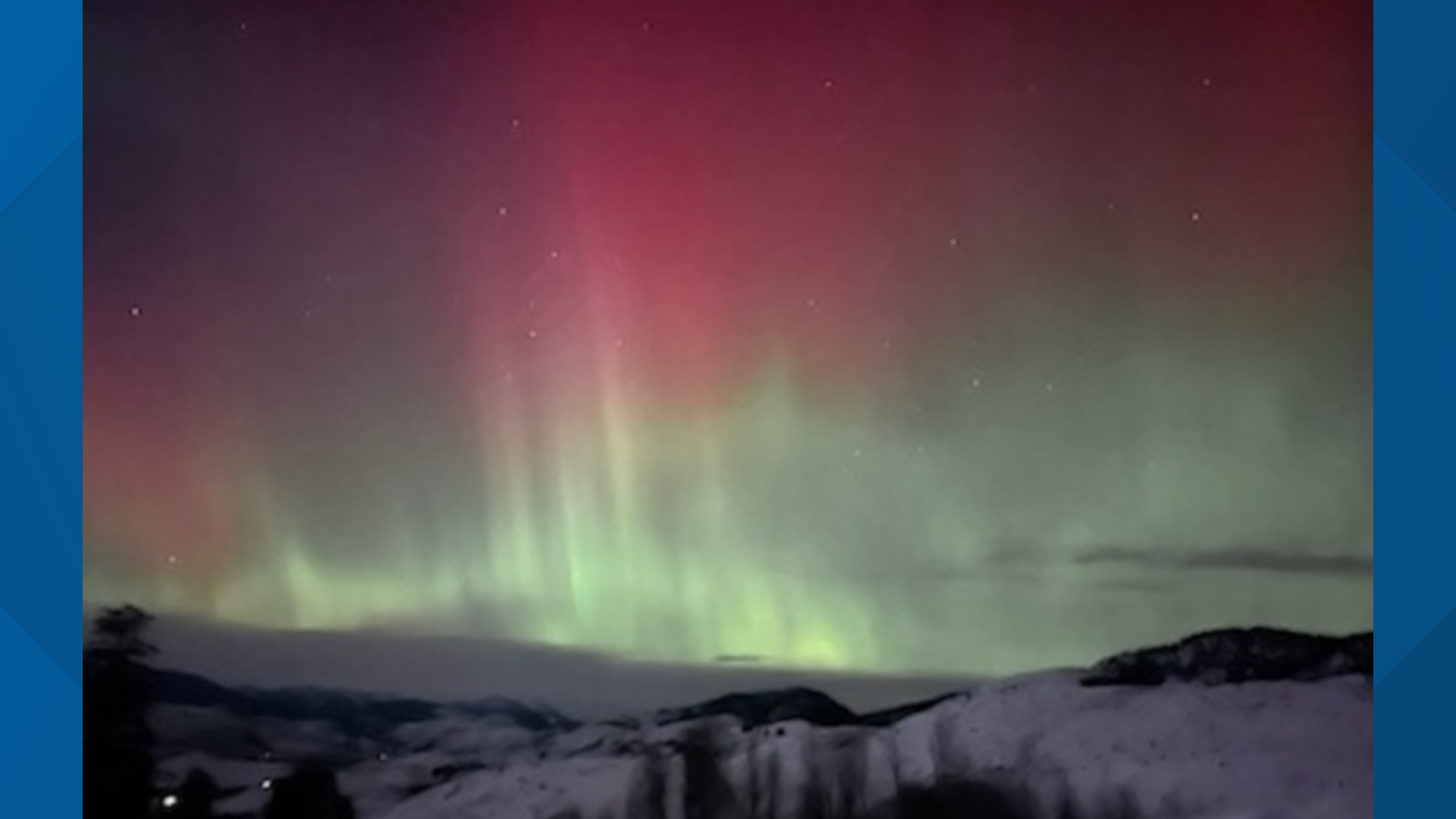 Northern Lights fill the sky above eastern Washington, north Idaho ...
