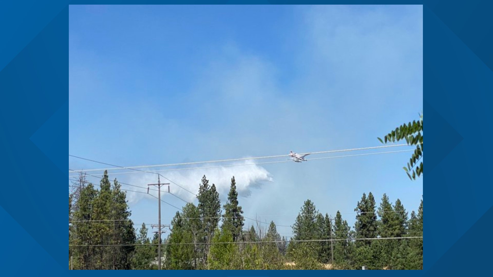 Evacuations lifted for Sunset Fire near Spokane Airport | krem.com