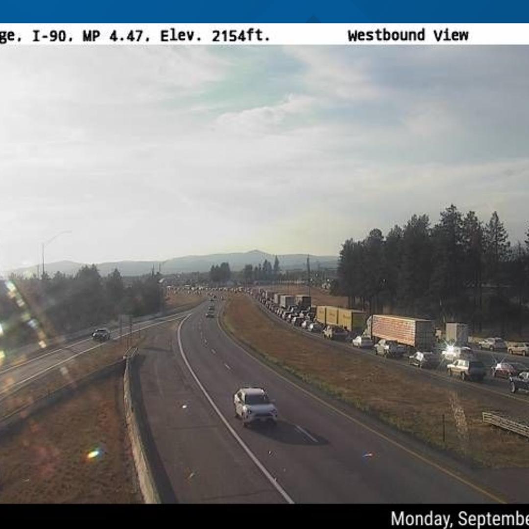 Major crash blocks I-90 westbound in Idaho | krem.com