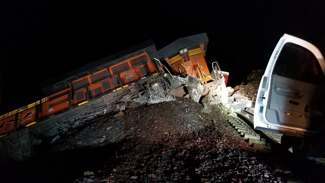 North Idaho tracks reopen after BNSF train derailment | krem.com