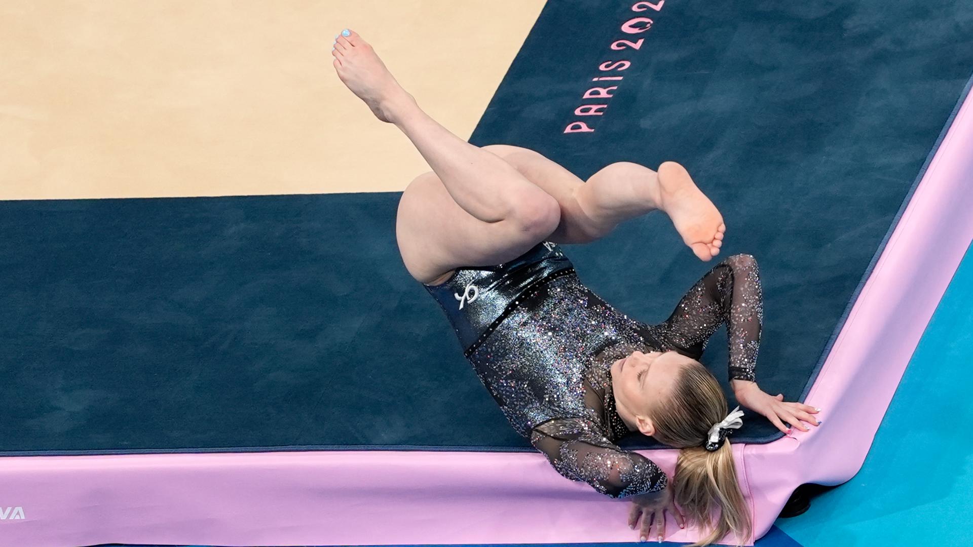Jade Carey falls at 2024 Paris Olympics | krem.com