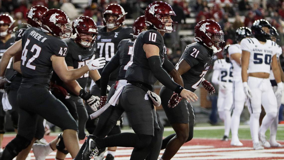 A rested No. 21 Washington State football team dominated Utah State 49 ...