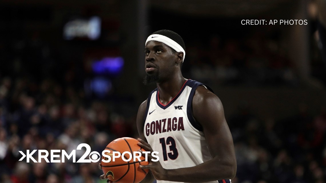 Graham Ike scores 22 points, No. 15 Gonzaga rebounds with 100-76 win ...