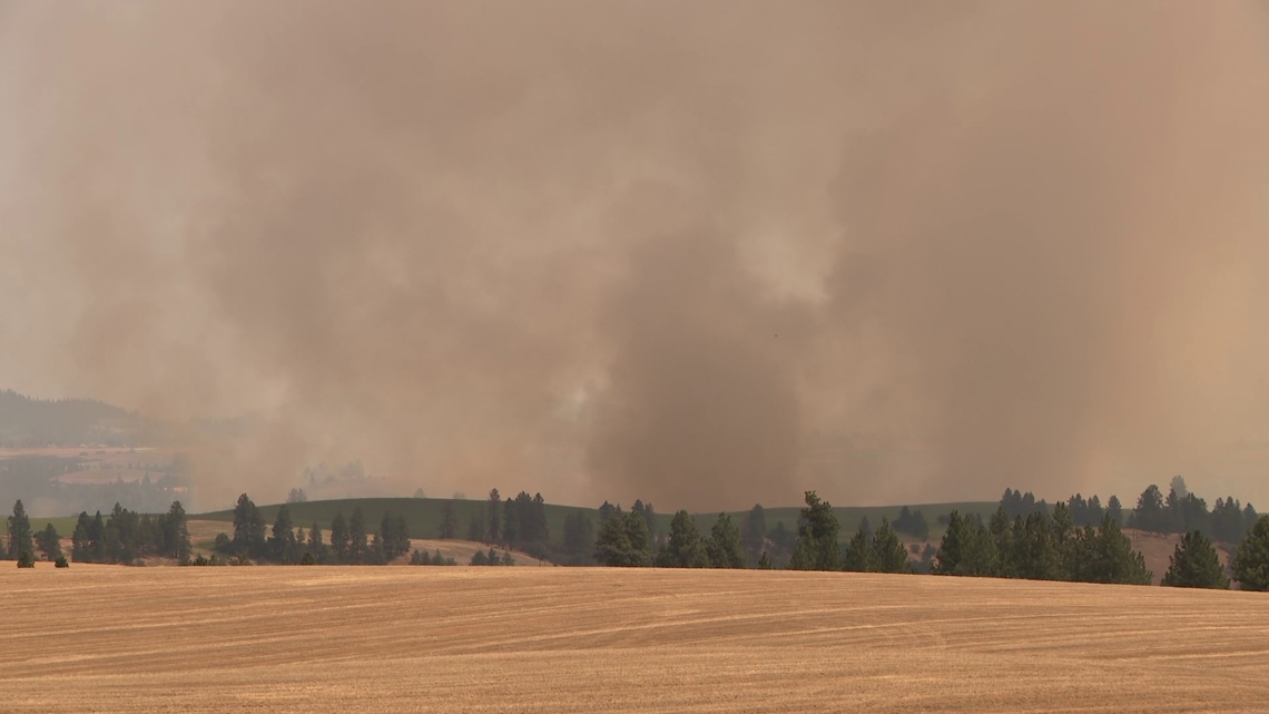 All evacuations lifted for fire burning east of Kendrick, Idaho | krem.com
