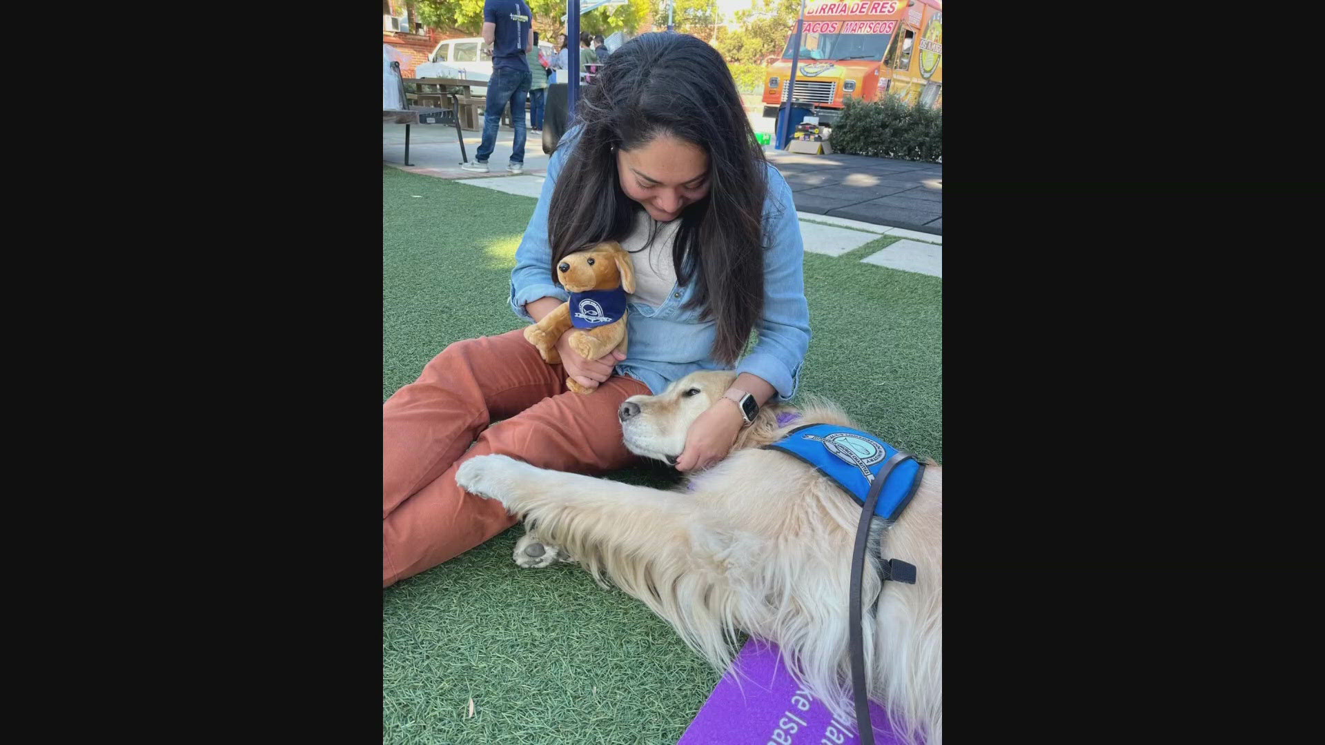 Spokane Valley comfort dog Isaac in Los Angeles giving love to wildfire ...