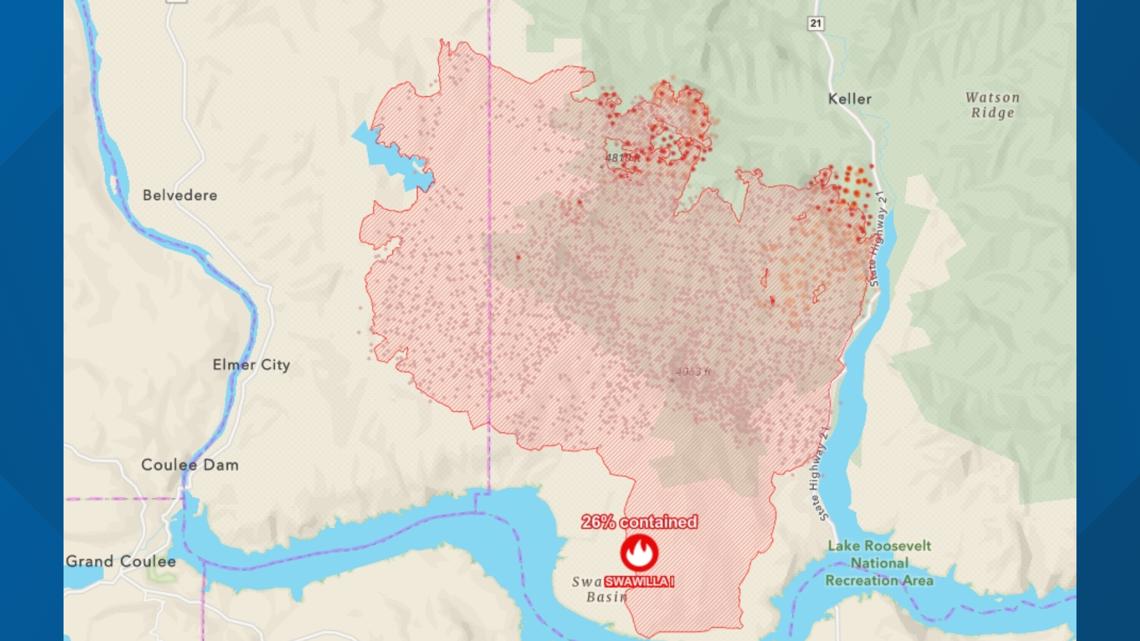 Swawilla & Bridge Creek Fire Evacuation Maps | krem.com