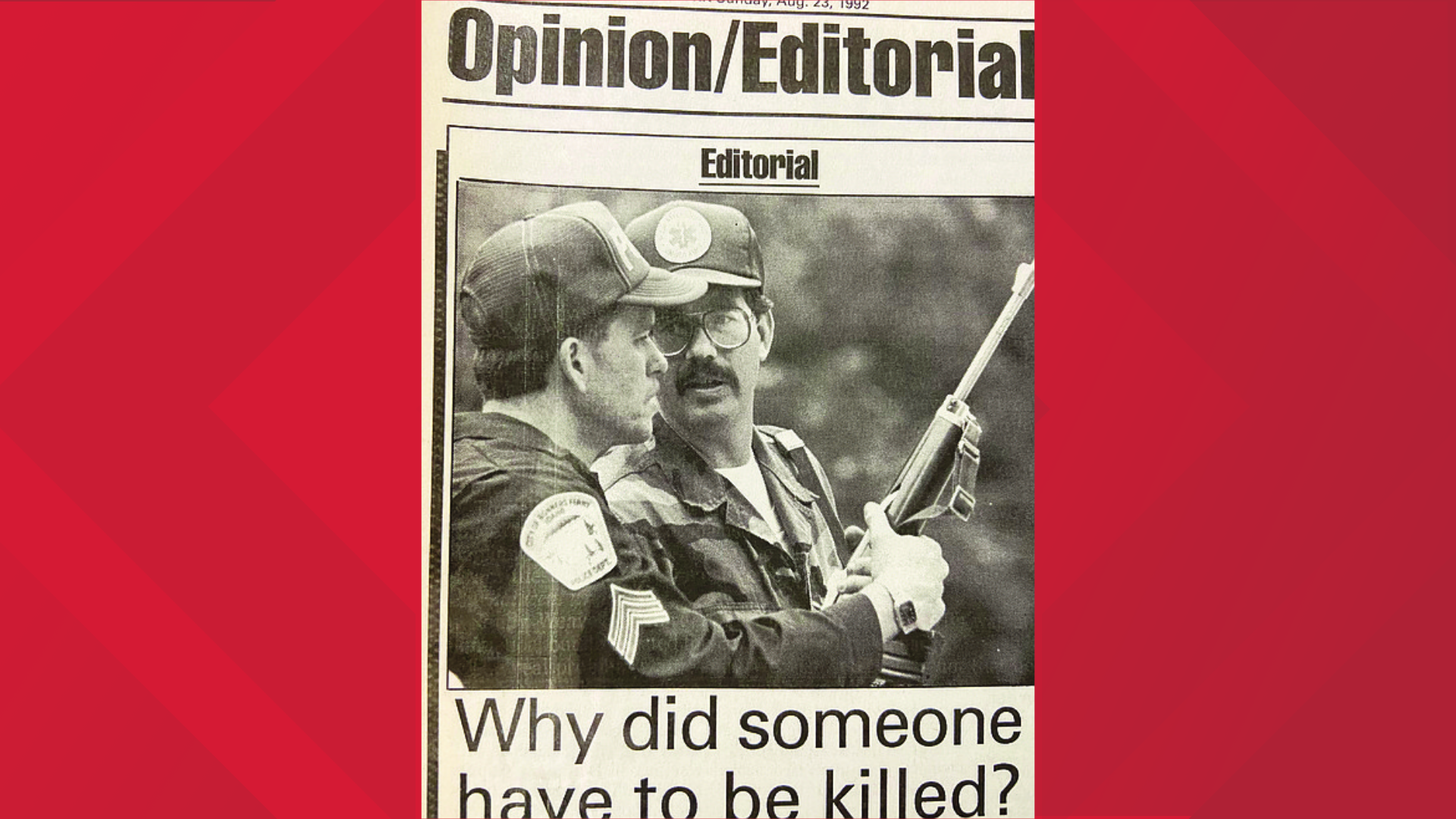 Looking back on the Ruby Ridge standoff 30 years later | krem.com