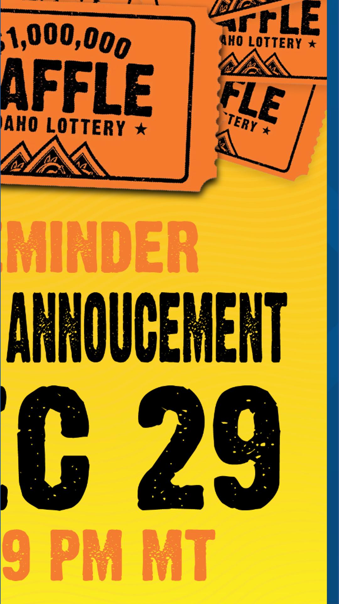 Lottery announces 2025 Idaho $1M Raffle winning numbers Monday | krem.com