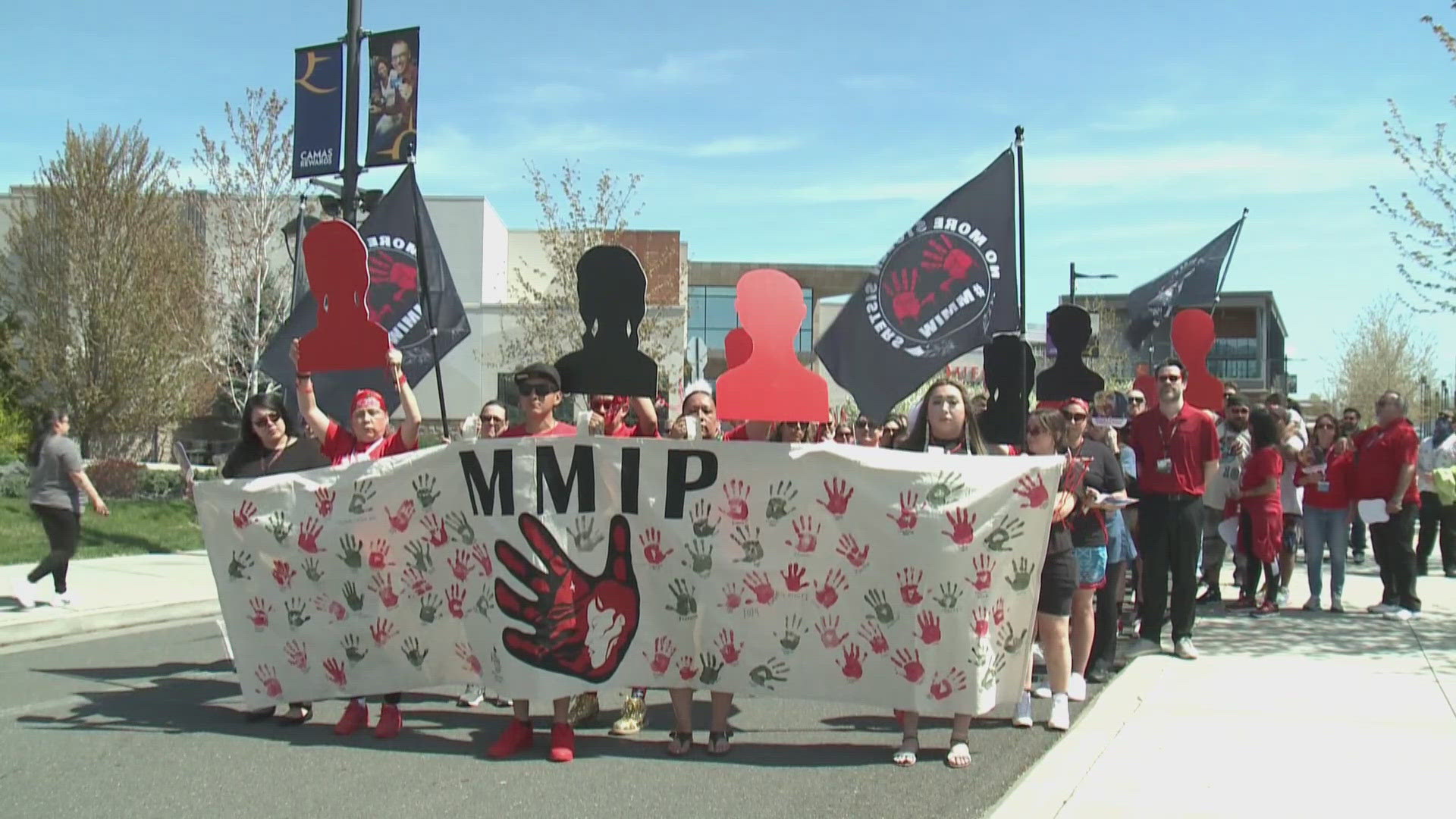 Community walks for MMIWP awareness in Airway Heights | krem.com