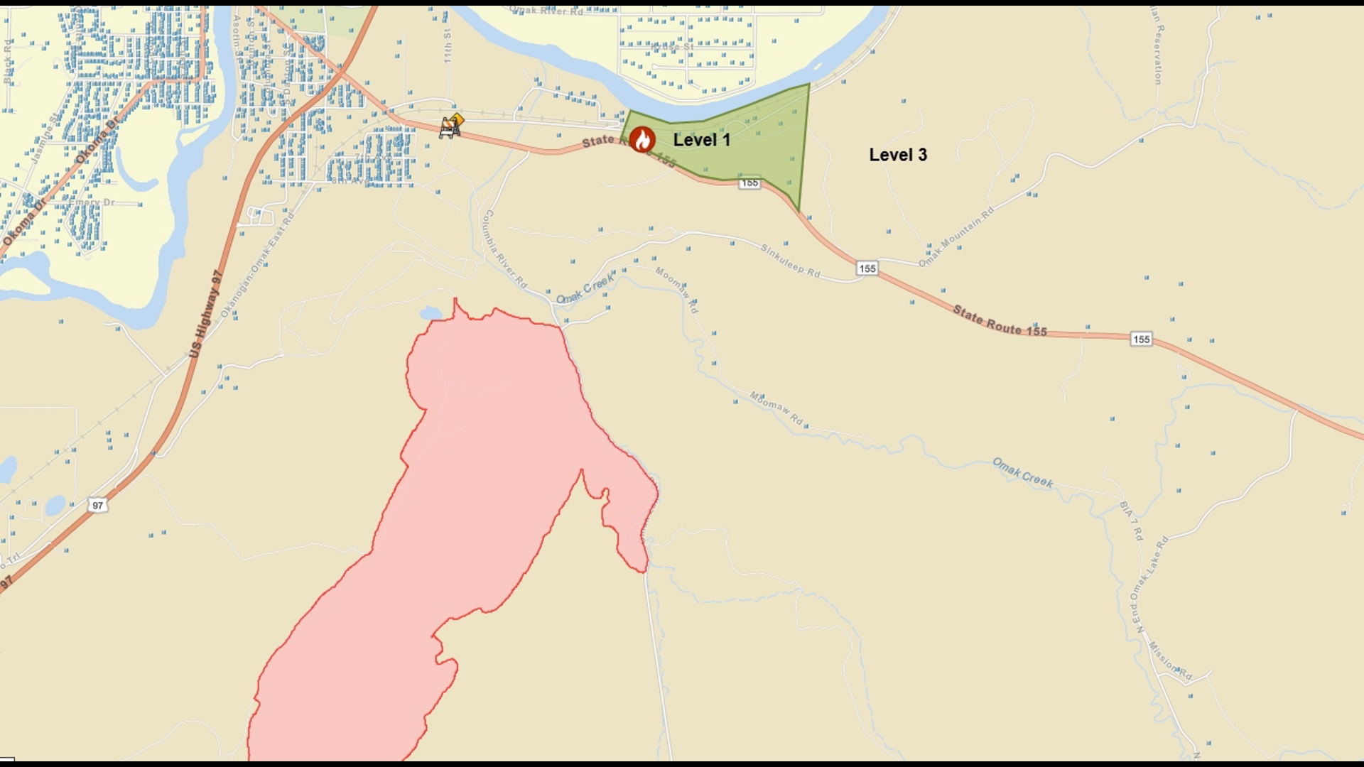Level 3 evacuations lifted for Brooks Tract Fire in Omak, WA | krem.com