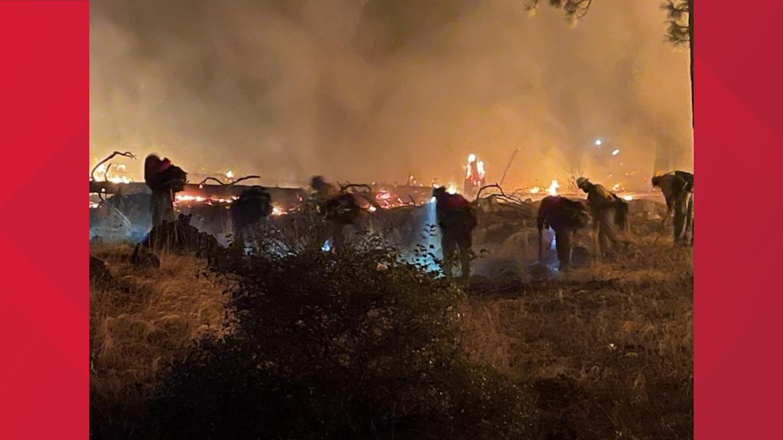 Weaver Ridge Fire almost contain | krem.com