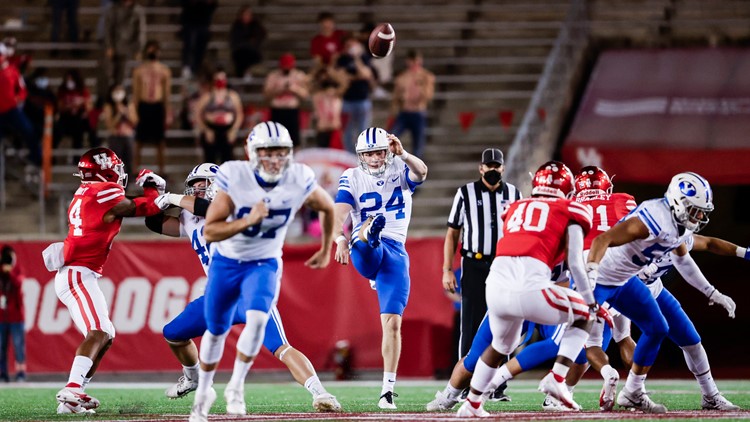 Central Valley's Ryan Rehkow thriving as BYU's punter | krem.com