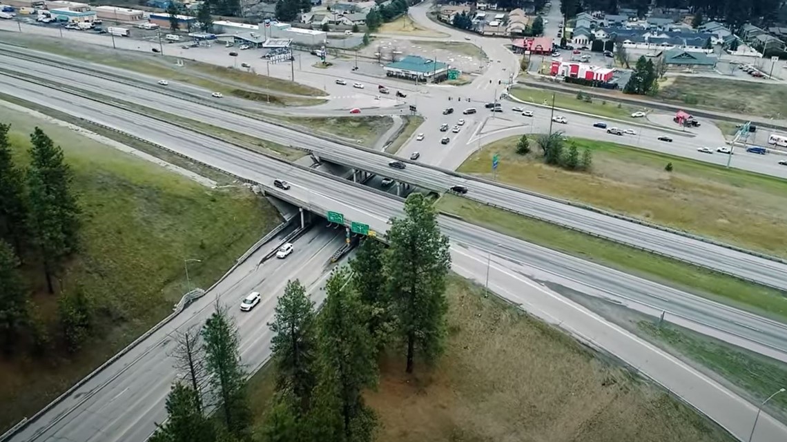 Demolition of I-90 eastbound bridge over SH-41 to begin Monday | krem.com