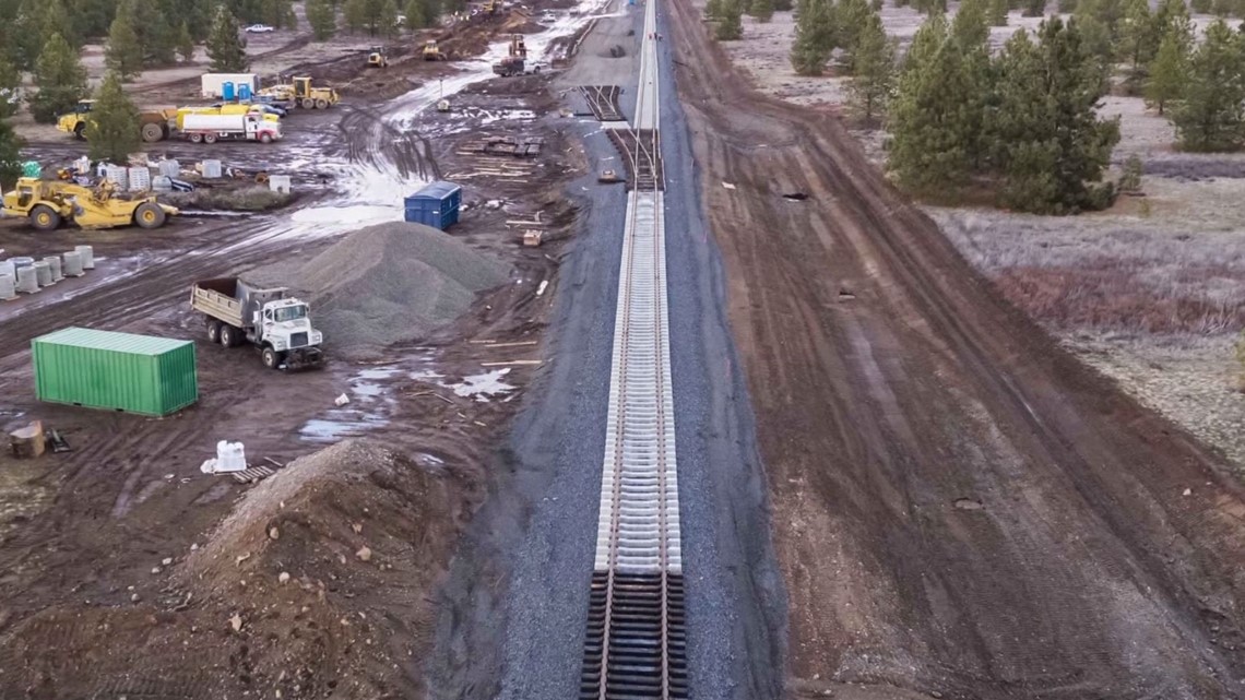 Rail truck facility built next to Spokane airport | krem.com