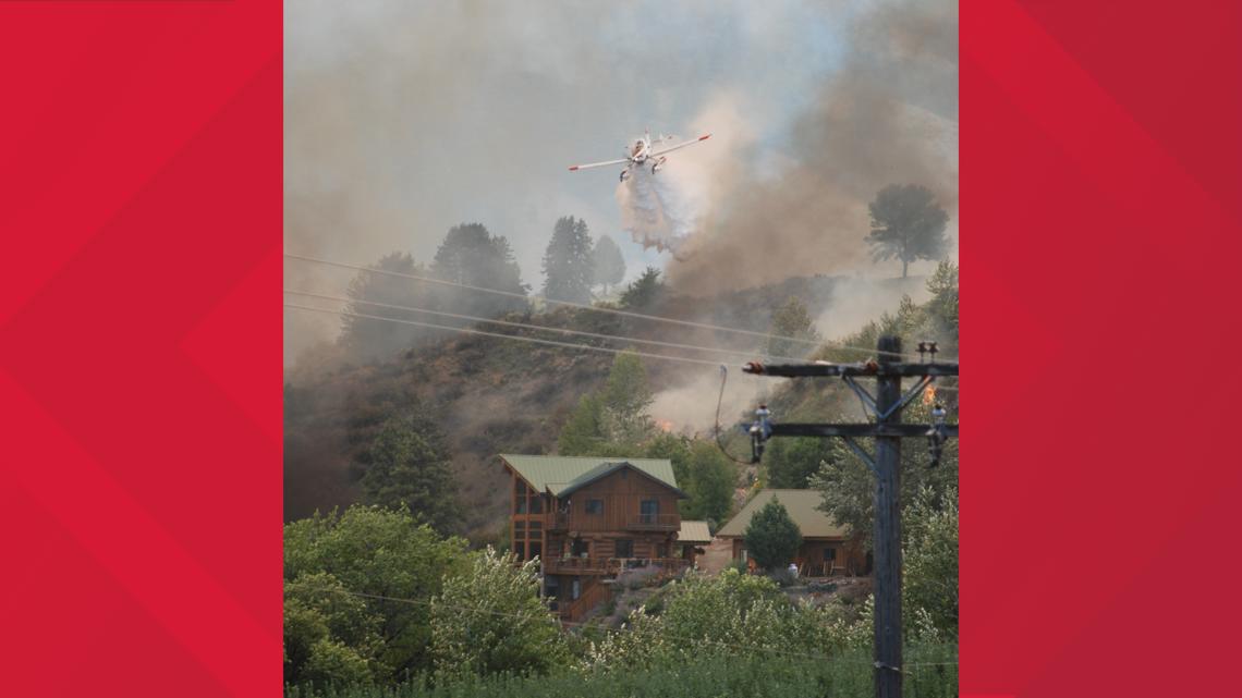 Okanogan County Fire burns 5,000 acres, crosses into Canada | krem.com