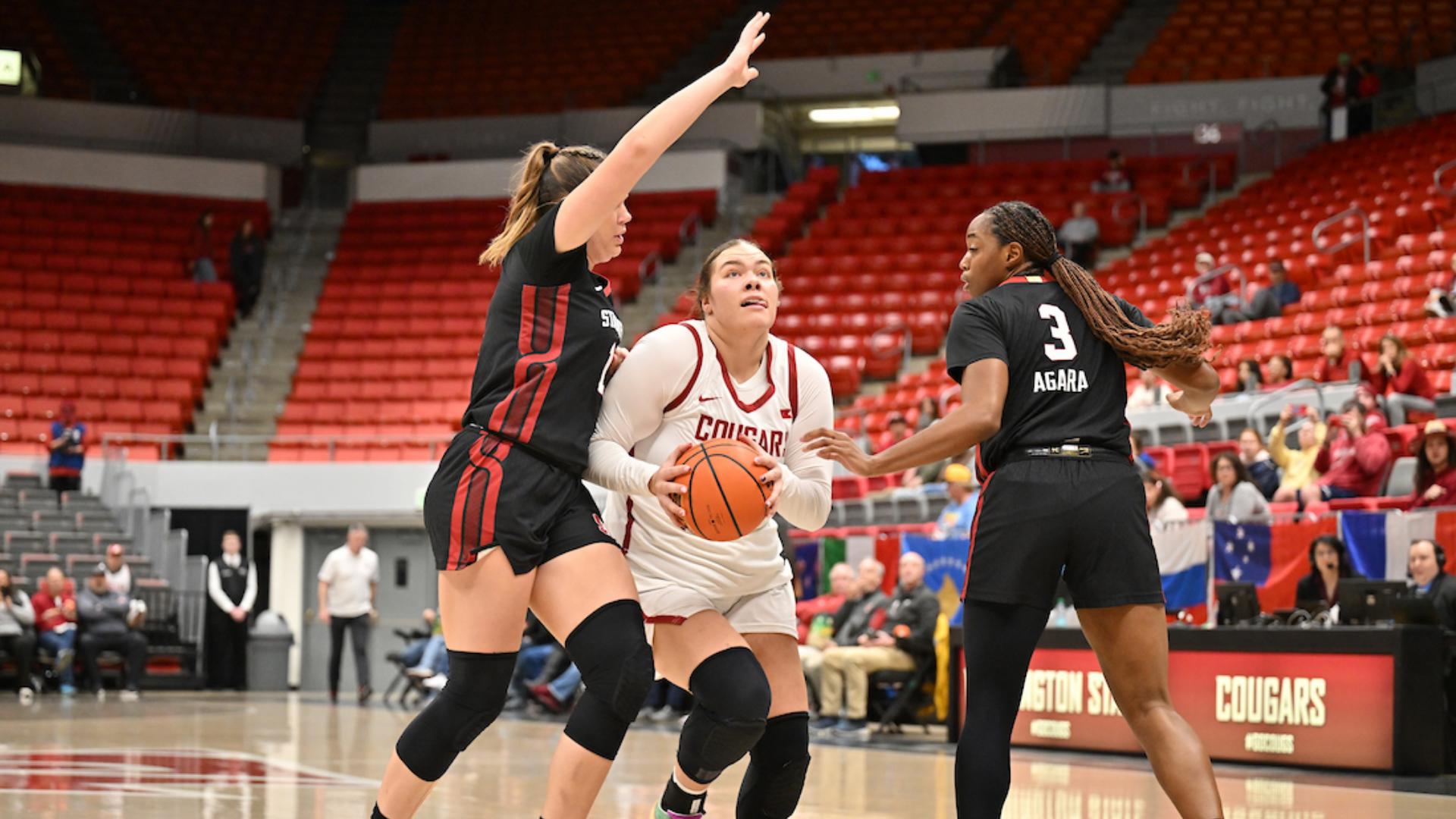 WSU women fall to Stanford 54-46 | krem.com