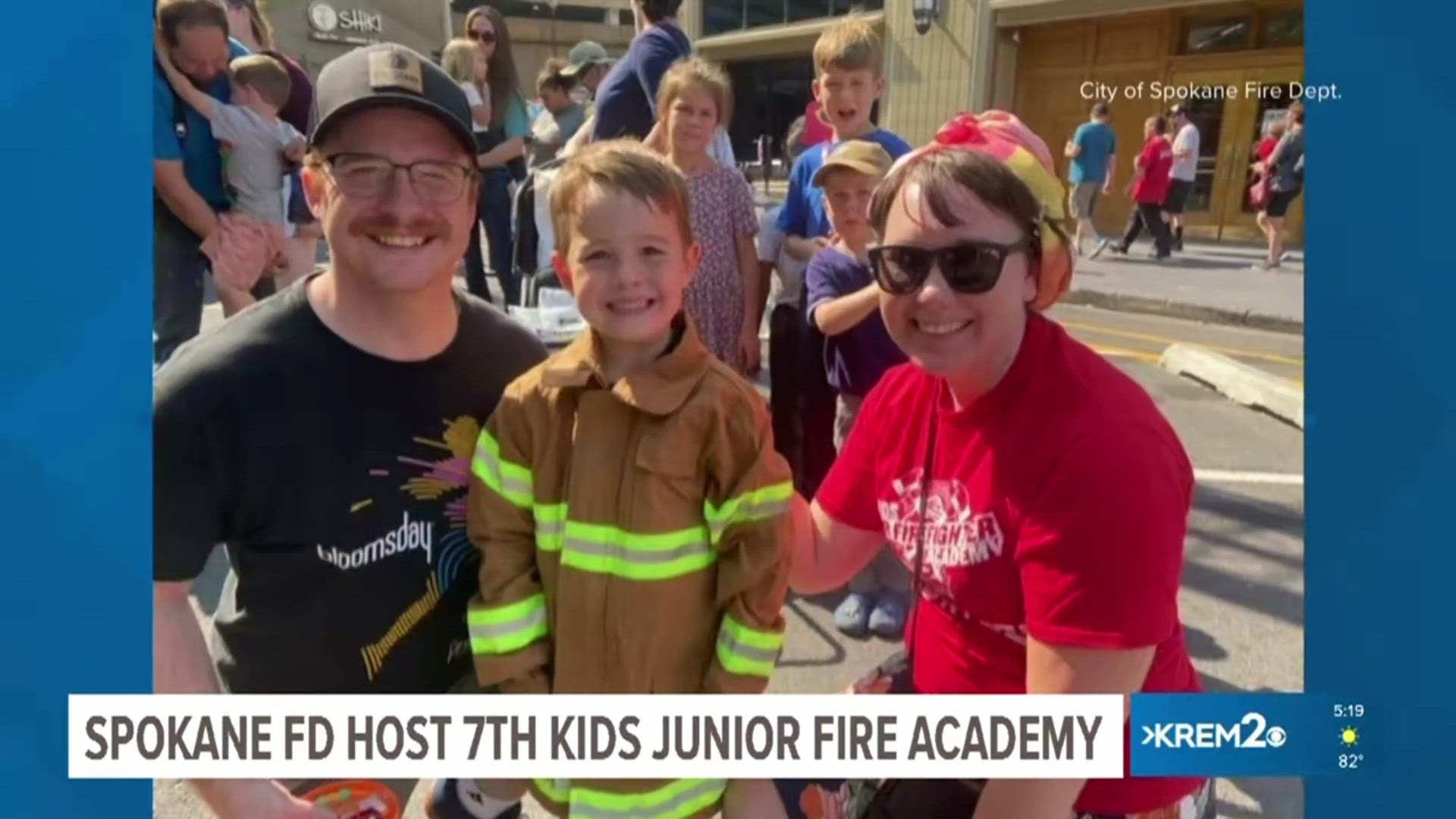 Spokane FD hosts annual Kids Jr Firefighter Academy Saturday | krem.com