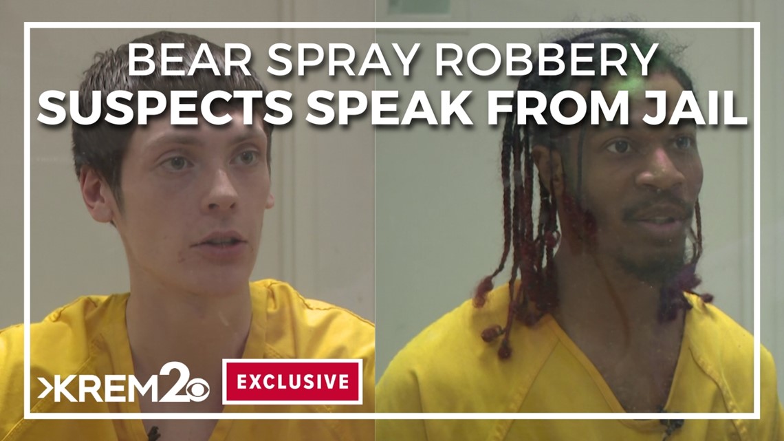 Two suspects in downtown Spokane 'bear spray' robbery claim no ...