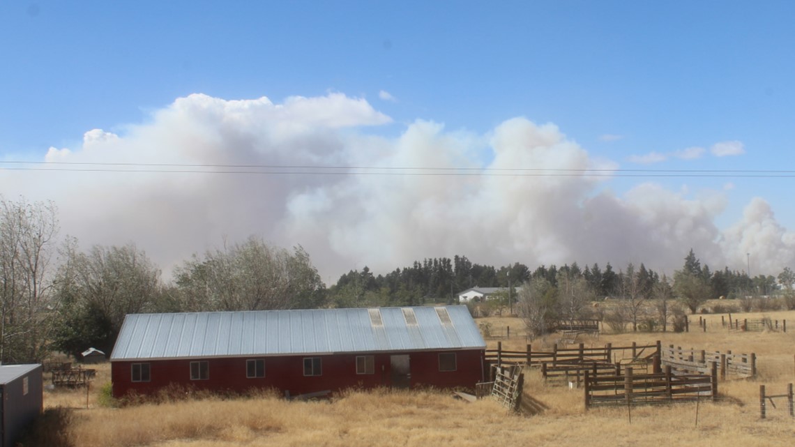 Whitney Fire 45% contained, burning 123,000 acres near Davenport | krem.com