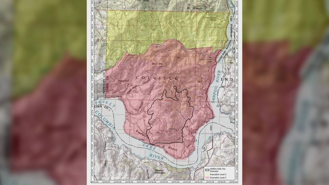 Swawilla Fire near Keller grows to roughly 5,000 acres | krem.com
