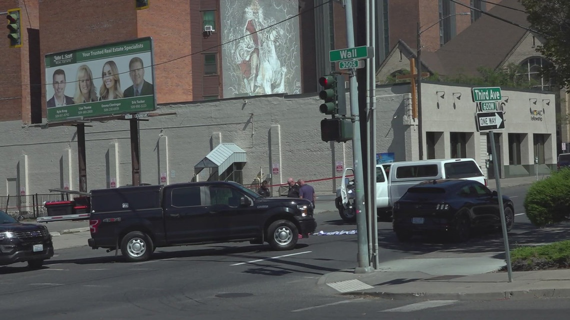 One killed in downtown Spokane hit-and-run crash | krem.com