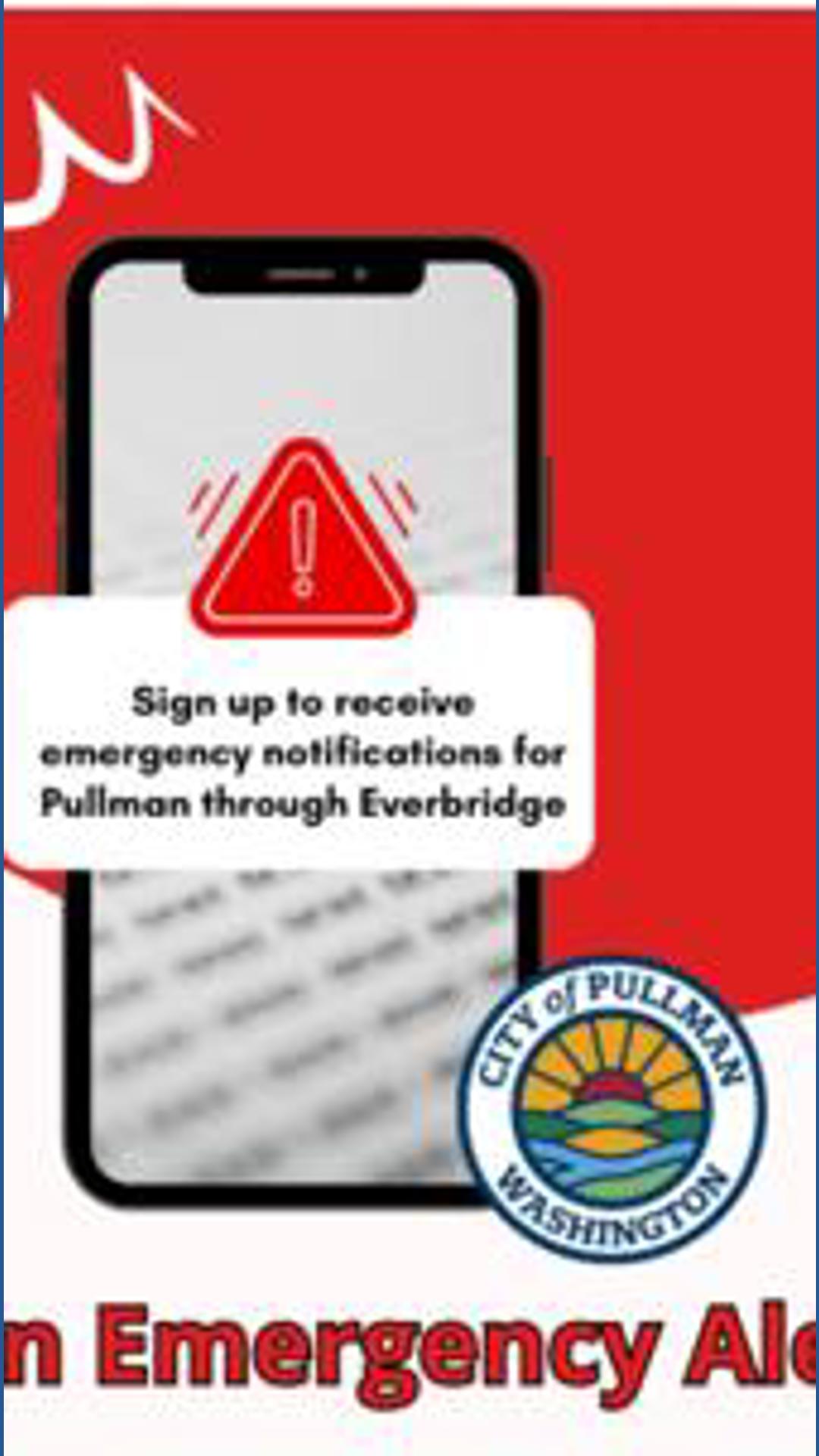 Pullman urges residents to sign up for Everbridge emergency alerts ...