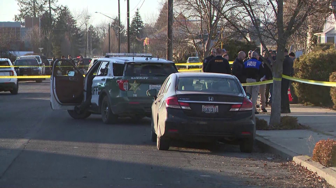 North Spokane police shooting sends man, woman to hospital | krem.com